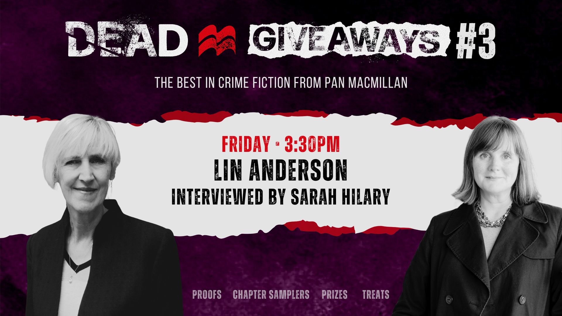 Dead Giveaways #3 | Lin Anderson | Harrogate International Festivals