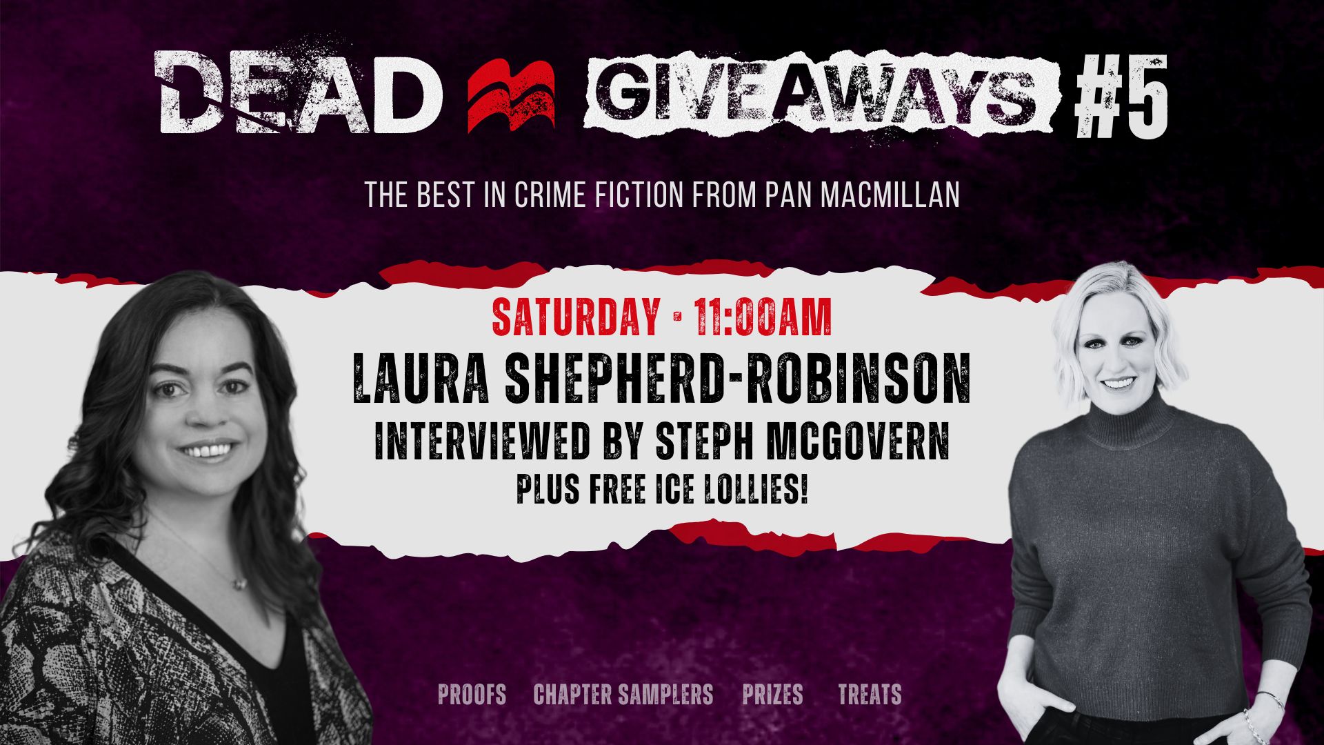 Dead Giveaways #5 | Laura Shepherd-Robinson & Ice Lollies! | Harrogate ...